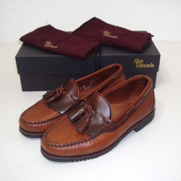 Allen Edmonds | Shoes | Allen Edmonds Nashua Leather Loafers Size 8ee ...